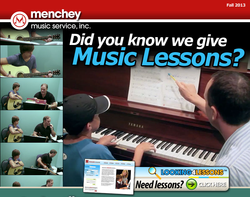 Menchey Music - Fall 2013 - Music Lessons