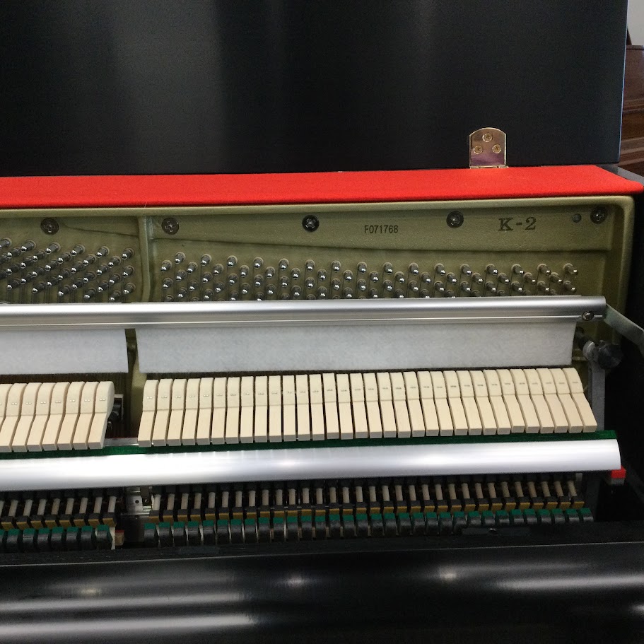 KAWAI – Model K-2 (satin ebony) - 45” Upright Piano **SOLD** - Menchey ...